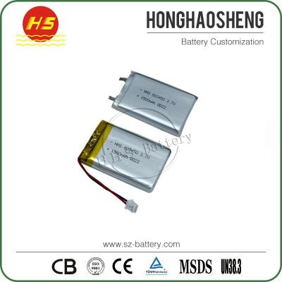 Cina Litio 1500mAh Ion Polymer Rechargeable Battery di HHS 803450 in vendita
