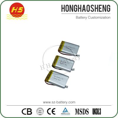Китай Батарея полимера иона лития 1500mAh HHS 803450 перезаряжаемые продается