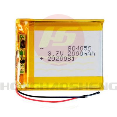 Cina Batteria ricaricabile del polimero del litio 2000mAh di HHS 804050 per i giocattoli in vendita