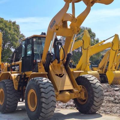 China Building Used Backhoe Loader CAT 966H 6T Load 2nd Hand Tractor Backhoe Loader for sale