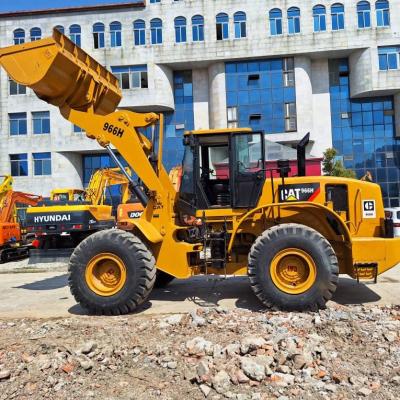 China Building Used Backhoe Loader CAT 966H 6T Load 2nd Hand Tractor Backhoe Loader for sale