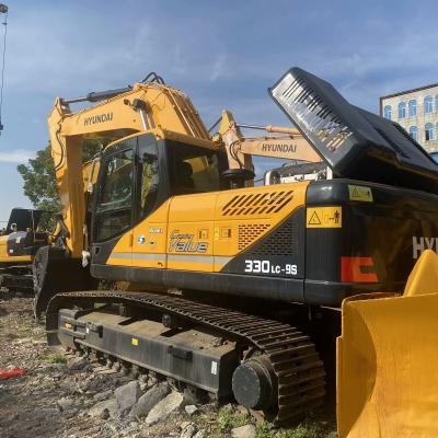 China Used Earth Moving Equipment Hyundai 330 Crawlerl Excavator 32.84 tons second hand for sale