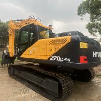 Quality Construction Old Excavator Hyundai 220lc-9s Yellow Second Hand Excavator for sale