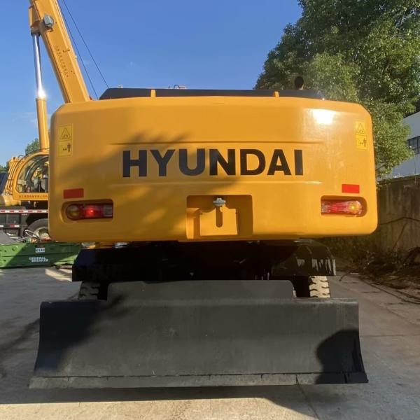 Quality Used Hyundai Excavator 210w-7 Construction Machinery With Anti Abrasive Tracks for sale