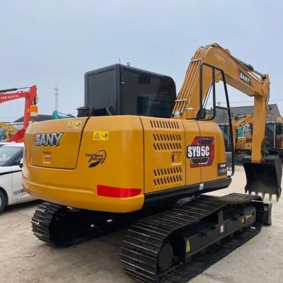 China Yellow Used Mini Digging Machine SANY 95c Second Hand Excavator 9180kg for sale