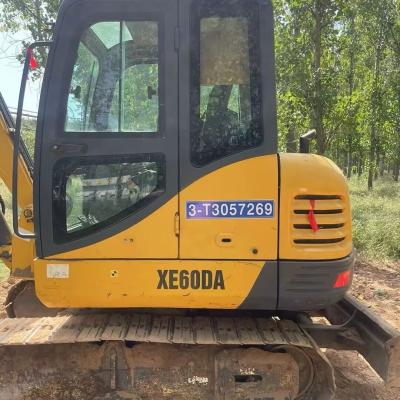 China Yellow Used XCMG Excavator Digger Xcmg 60DA Small Crawler Excavator Machine for sale