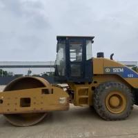 China Mechanical Drive Used Road Roller SEM 522 Second Hand Road Compaction Roller for sale
