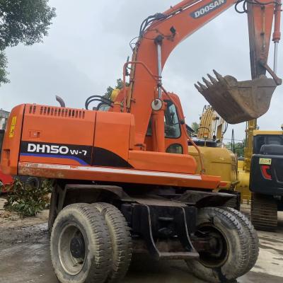 China Doosan 150w-7 Second Hand Wheel Excavator Hydraulic Used Excavator Equipment for sale