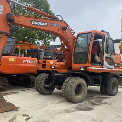 China Doosan 150w-7 Second Hand Excavator Machine With Wear Resistant Tracks for sale