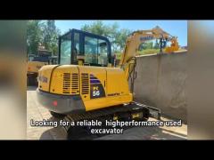Crawler Used Komatsu Excavator Pc56 Scavatori di seconda mano Alta efficienza operativa