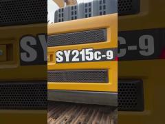 Used Sany SY215C 21 Ton Excavator with Cummins QSB6.7 Engine and 114 kw Power for Construction Projects