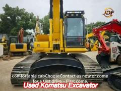second hand komatsu pc240 excavator with 141.2kw power and 24800 - 25400kg working weight