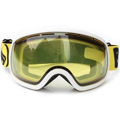 Cina Materiale molle della struttura di Tpu degli occhiali da sole dello sci rispecchiato colore giallo otticamente preciso in vendita