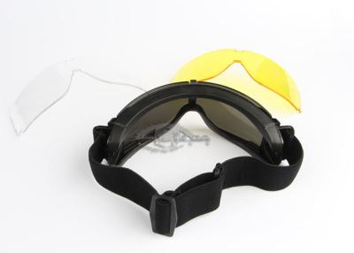 中国 PPEの規定の安全ガラスのAirsoft X800の黒色UV400の保護 販売のため