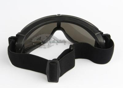 中国 PPEの規定の安全ガラスのAirsoft X800の黒色UV400の保護 販売のため