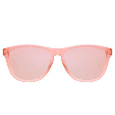 China Pink Color Lifestyle Sunglasses Fancy With Integrated Injection Nose Pads for sale
