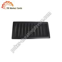 Quality Texas Holdem Poker Cheating Device Black Poker Chip Tray Camera To Read Marked for sale