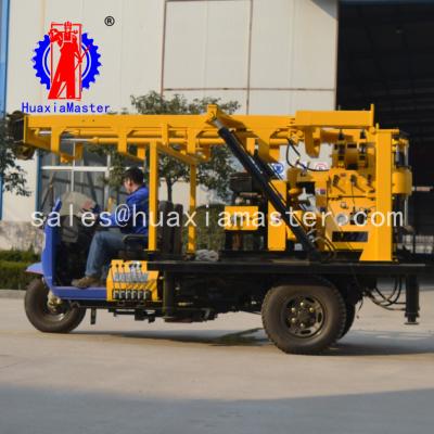 China XYC-200A tricycle-mounted hydraulic core drilling rig for sale