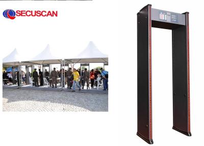 Cina 6 zone puntuali camminano tramite il metal detector con impermeabile per le fabbriche in vendita