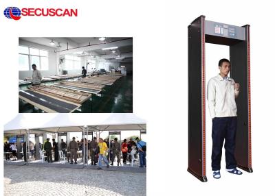 China Sistema excelente do quadro de porta do detector de metais do procedimento para escolas à venda