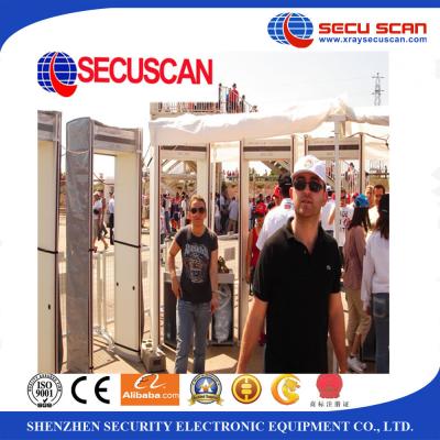 Cina 18 zone camminano tramite i metal detectori di sicurezza/metal detector dell'arco con l'allarme sano in vendita