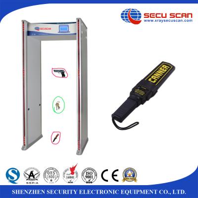 Cina La passeggiata LCD dello schermo tramite il portone AT300C del metal detector ha incurvato i metal detectori in vendita