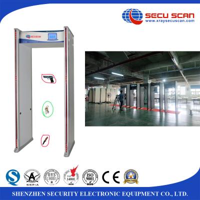 Cina La passeggiata LCD dello schermo tramite il portone AT300C del metal detector ha incurvato i metal detectori in vendita