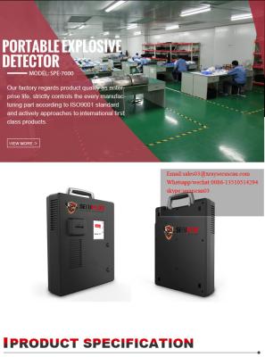 China Detecção feita sob encomenda profissional do traço do detector dos explosivos para o exército/polícia à venda