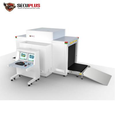 China Dual Views X Ray Stahl-Durchdringen des Gepäck-Scanner-32mm mit Förderer-Maximallast 200 KILOGRAMM zu verkaufen