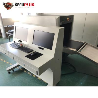 Cina attrezzatura di scansione del bagaglio dell'aeroporto di penetrazione dell'acciaio di 35mm con due generatori di X Ray in vendita