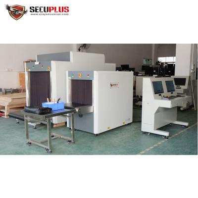 Cina attrezzatura di scansione del bagaglio dell'aeroporto di penetrazione dell'acciaio di 35mm con due generatori di X Ray in vendita