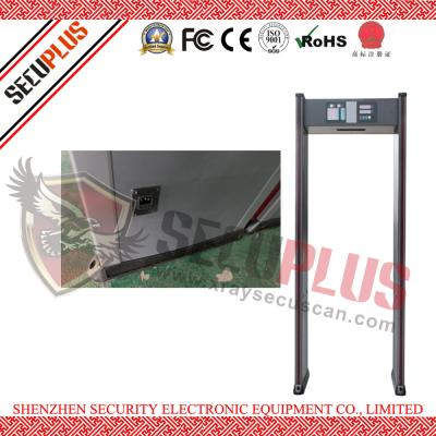 China SPW-IIIC Door Frame Metal Detector , 18 Zones Walk In Metal Detector Alarm Counter for sale