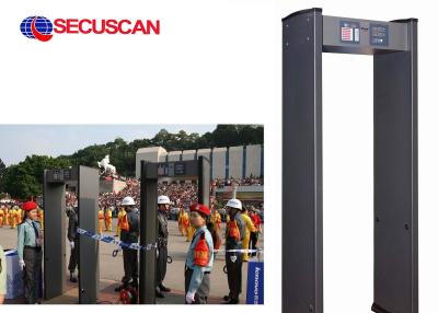 Cina passeggiata dell'interno di uso di 6 zoon - tramite il metal detector per ispezione di sicurezza di accesso della scuola in vendita