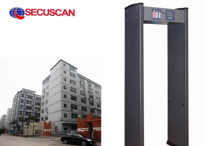 Cina passeggiata dell'interno di uso di 6 zoon - tramite il metal detector per ispezione di sicurezza di accesso della scuola in vendita