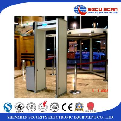 Cina Multi barriera di sicurezza del metal detector della porta di zone IP67 33 con l'esposizione dell'affissione a cristalli liquidi in vendita