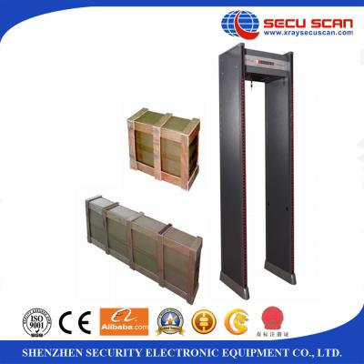 China Portas do detector de metais com alarme audio e visual para objetos estrangeiros à venda