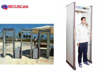 China Electronic Long Range Body Scanner Metal Detector Walk Through With Remote Controller for sale