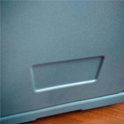 China Roto Molding Insulated Pan Carrier 535mm Blue Cold Food Carrier Double Walled for sale