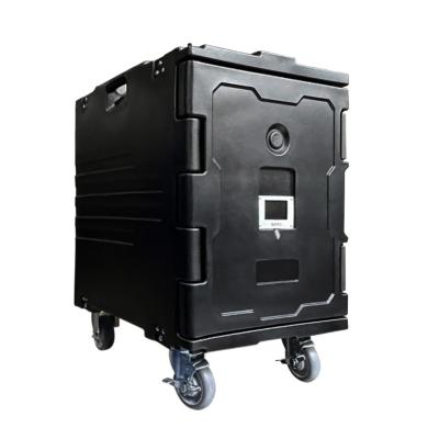 China 8Hour Heat Insulated Pan Carrier Cold Lock Food Tray Carrier 90Ltr for sale