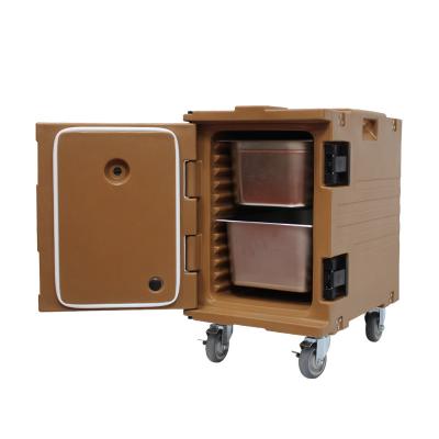 China Stackable Delivery Food Pan Carrier Insulated Food Carrier Tray For Catering Coffee for sale
