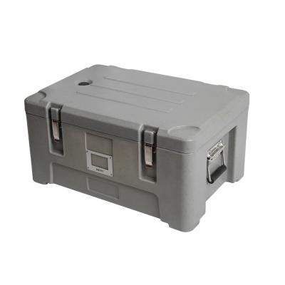 China 25L Food Tray Carrier Thermal Insulation Top Loading Pan Carriers Catering Marble for sale