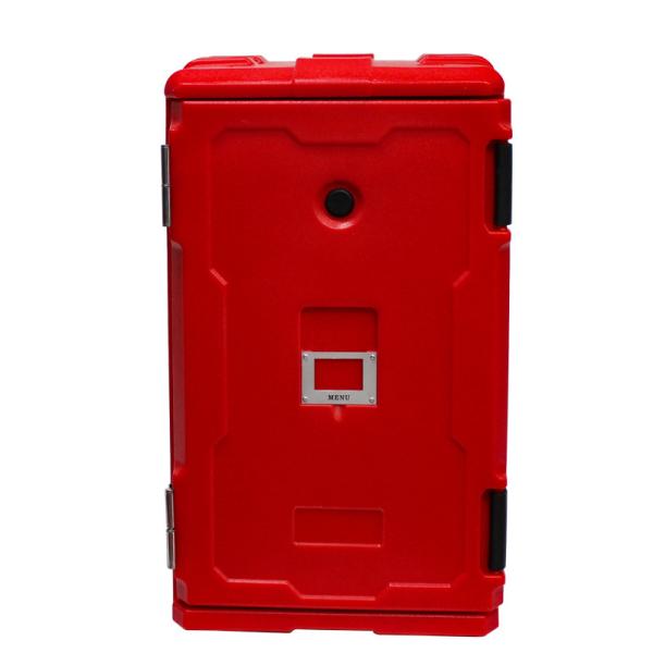 Quality 120L Outdoor Insulated Pan Carrier Red 8 Layers Thermal Pan Carrier for sale