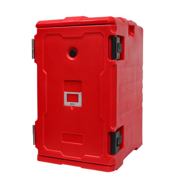 Quality 120L Outdoor Insulated Pan Carrier Red 8 Layers Thermal Pan Carrier for sale