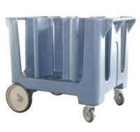 Quality Commercial Restaurant Dish Caddy Kitchen Plate Storage Tolley Cart 10 Inches for sale