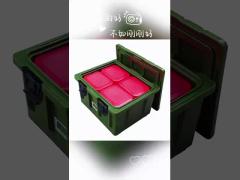 Caja rectangular de transporte de alimentos aislada de 13 kg Cajas de transporte de alimentos calientes aisladas de polietileno