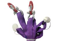 China Flat Webbing Polyester Lifting Sling for sale