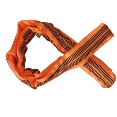 China 10 Ton (10T) Polyester Round Lifting Sling - Endless Type, EN 1492-2, 7:1 Safety Factor, Orange Color for sale