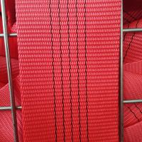 China 300mm Width 12t Polyester Webbing Roll Flat Pattern for sale