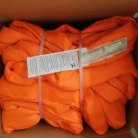 China Polyester Endless Round Sling Heavy Duty Vertical 26000 LBS With Woven Script for sale