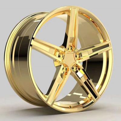 Китай BA50 Golden forged monoblock rims Custom BENZ Wheels 6061-T6 Aluminum продается
